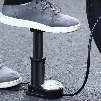 AFF 4151 Cyklistická nožní pumpa s manometrem, 12 BAR - AFF4151 ...