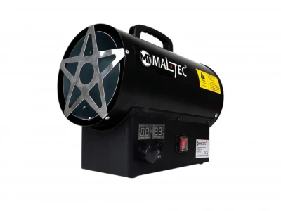 MalTec GAS-2500T Plynový ohrievač s termostatom 25 kW, čierny - 113479 ...